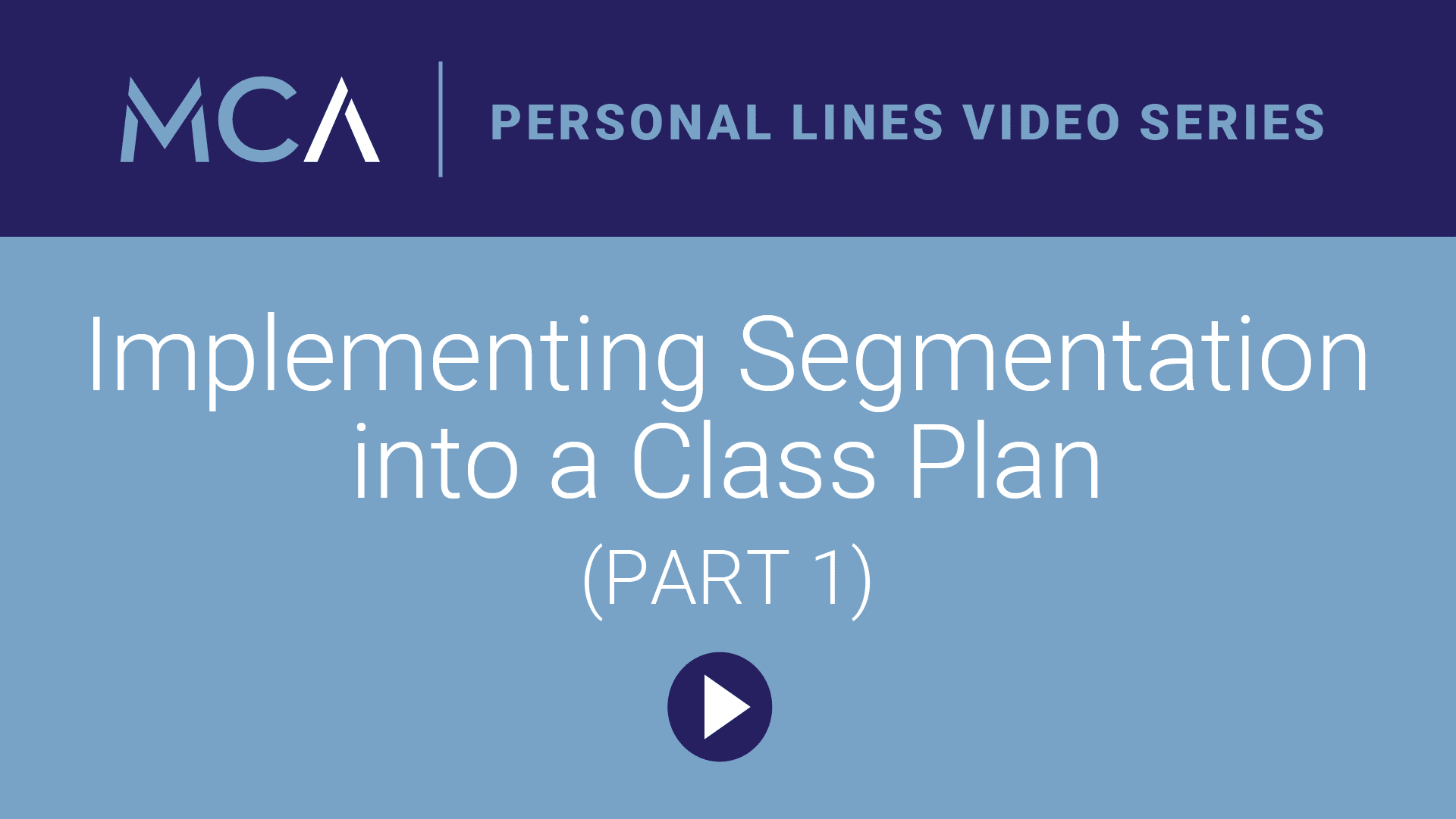 MCA Video: Implementing segmentation into a client's class plan [Part 1 ...