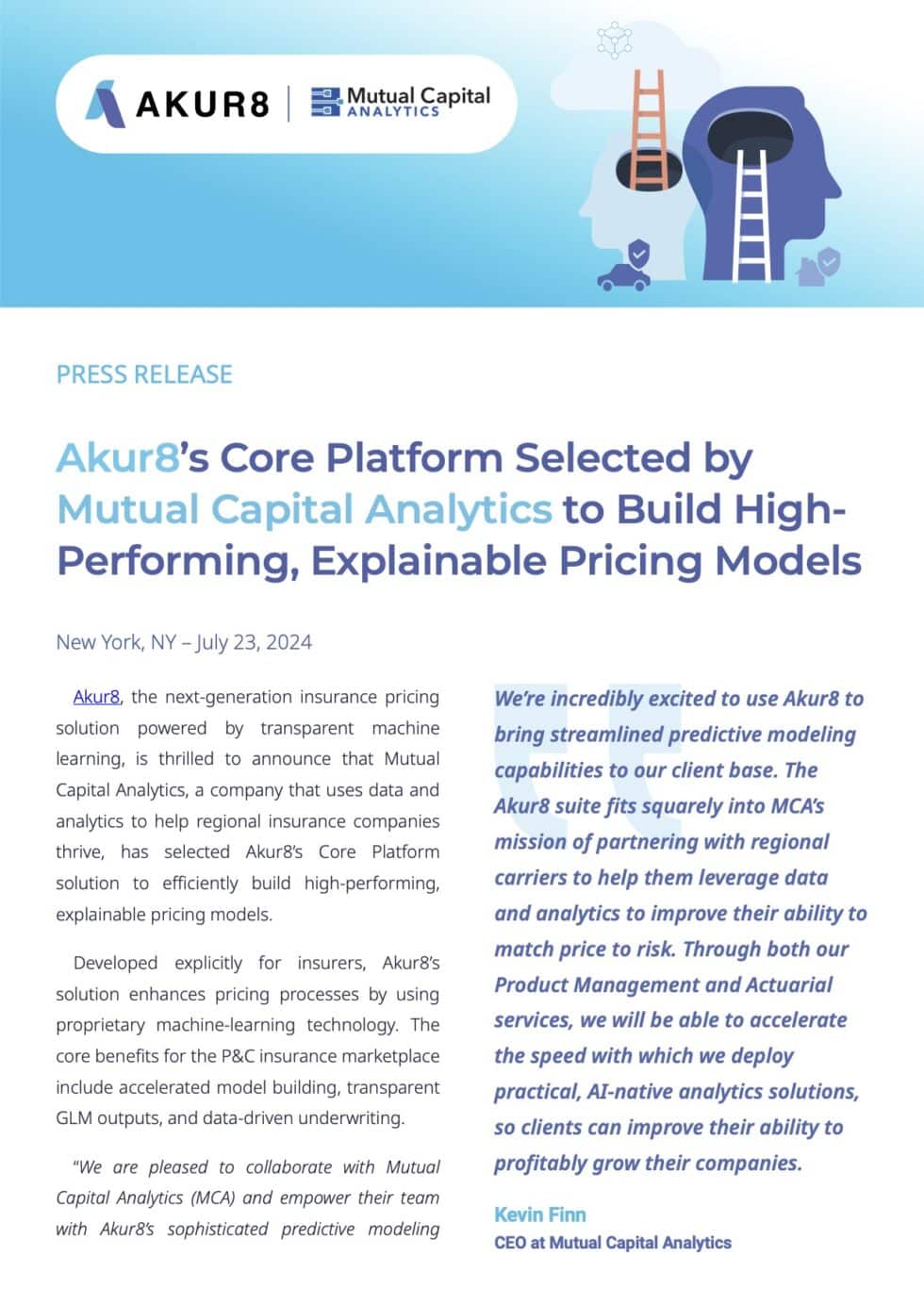Akur8’s Core Platform Selected by Mutual Capital Analytics to Build ...